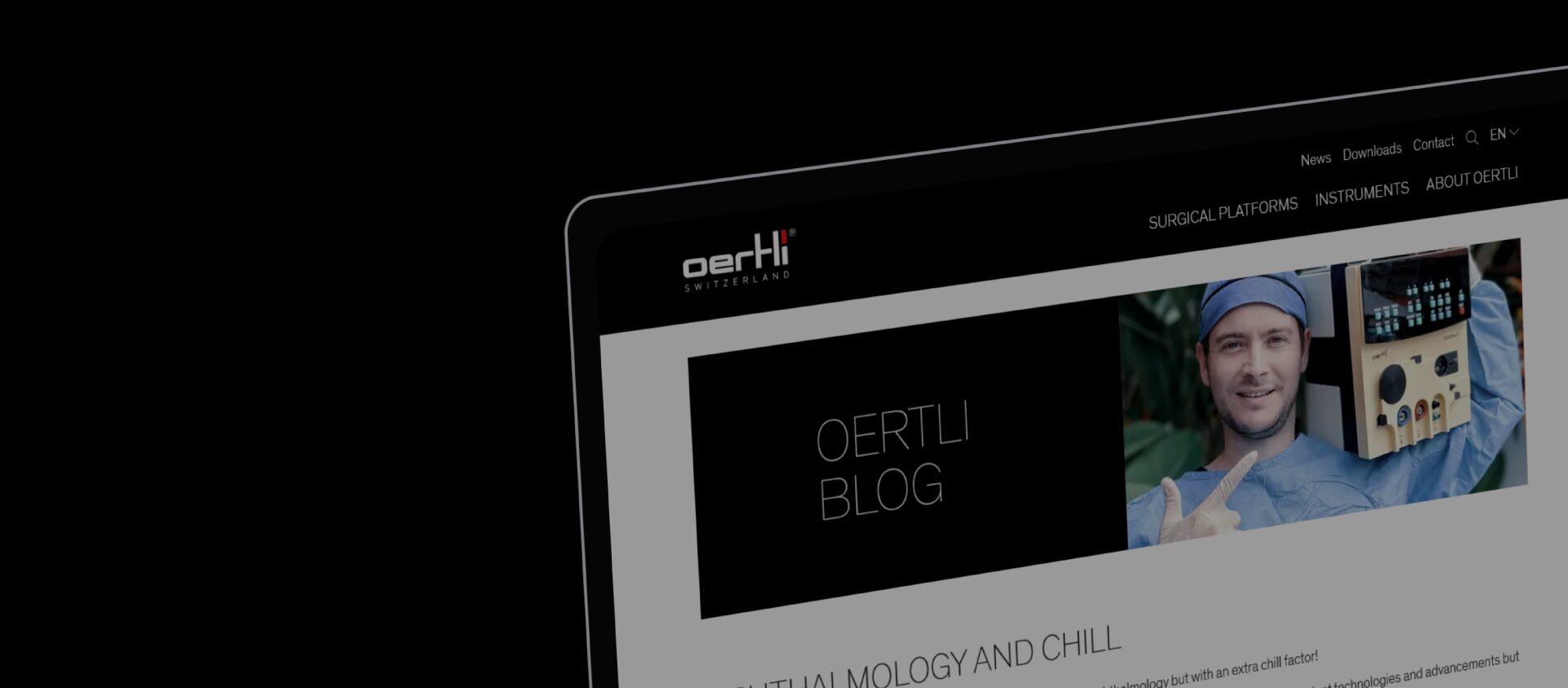 Oertli Blog | IoT Transforming Retinal Surgery | Ophthalmology